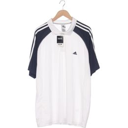 Adidas Herren Poloshirt, weiß, Gr. 56