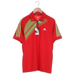 Adidas Herren Poloshirt, rot, Gr. 48