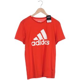 Adidas Herren T-Shirt, orange, Gr. 48