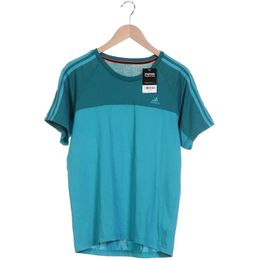 Adidas Herren T-Shirt, türkis, Gr. 54