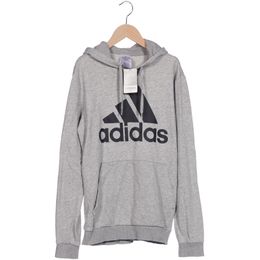 Adidas Herren Kapuzenpullover, grau, Gr. 46