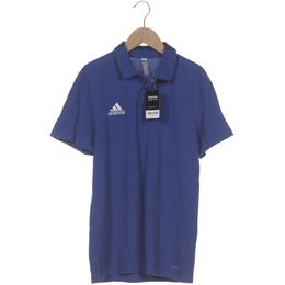 Adidas Herren Poloshirt, blau, Gr. 48