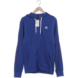 Adidas Herren Kapuzenpullover, blau, Gr. 48