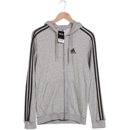 Adidas Herren Kapuzenpullover, grau, Gr. 46