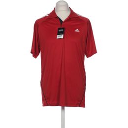 Adidas Herren Poloshirt, rot, Gr. 48