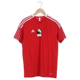 Adidas Herren Poloshirt, rot, Gr. 48