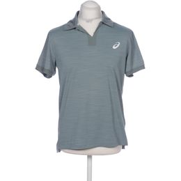 asics Herren Poloshirt, türkis, Gr. 48