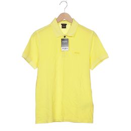 BOSS Orange Herren Poloshirt, gelb, Gr. 46