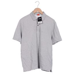 BOSS Orange Herren Poloshirt, grau, Gr. 54