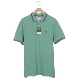 Bugatti Herren Poloshirt, grün, Gr. 54