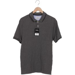 Bugatti Herren Poloshirt, grau, Gr. 52