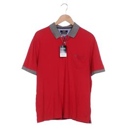 Bugatti Herren Poloshirt, rot, Gr. 56