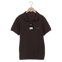 Calvin Klein Herren Poloshirt, braun, Gr. 54