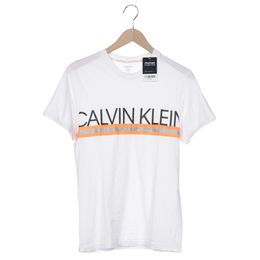 Calvin Klein Herren T-Shirt, weiß, Gr. 46