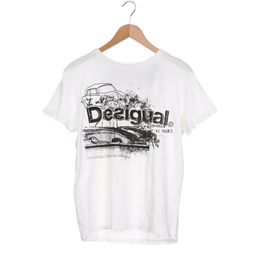 Desigual Herren T-Shirt, weiß, Gr. 54