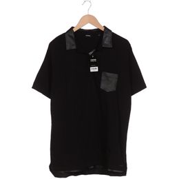 Diesel Herren Poloshirt, schwarz, Gr. 54