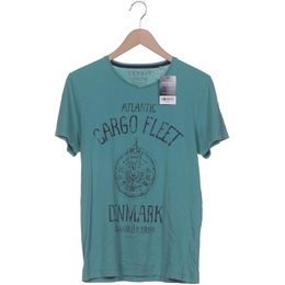 Esprit Herren T-Shirt, türkis, Gr. 52