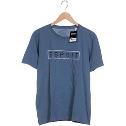 Esprit Herren T-Shirt, blau, Gr. 48