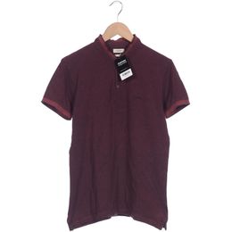 Esprit Herren Poloshirt, bordeaux, Gr. 48