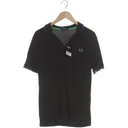 Fred Perry Herren Poloshirt, schwarz, Gr. 48