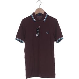 Fred Perry Herren Poloshirt, bordeaux, Gr. 44