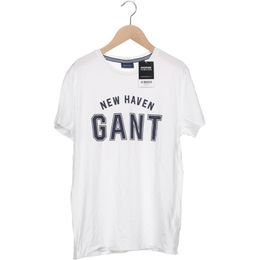 Gant Herren T-Shirt, weiß, Gr. 48