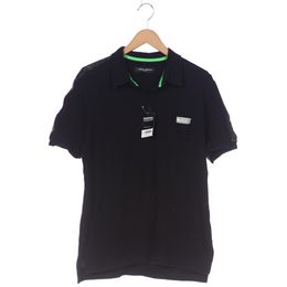 Frankie Morello Herren Poloshirt, schwarz, Gr. 56