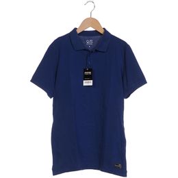 QS by S.Oliver Herren Poloshirt, blau, Gr. 48