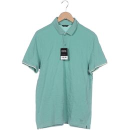 Massimo Dutti Herren Poloshirt, türkis, Gr. 54