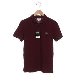 Lacoste Herren Poloshirt, bordeaux, Gr. 48