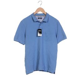 Walbusch Herren Poloshirt, blau, Gr. 48