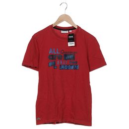 Lacoste Herren T-Shirt, rot, Gr. 48