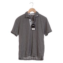 MUJI Herren Poloshirt, grau, Gr. 48