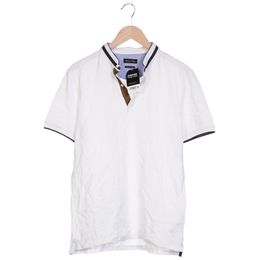 Massimo Dutti Herren Poloshirt, weiß, Gr. 54