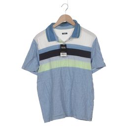 Walbusch Herren Poloshirt, blau, Gr. 54