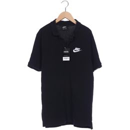 Nike Herren Poloshirt, schwarz, Gr. 52