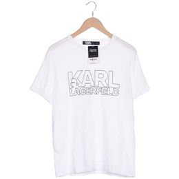 K by KARL LAGERFELD Karl by Karl Lagerfeld Herren T-Shirt, weiß, Gr. 52