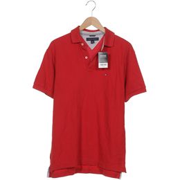 Tommy Hilfiger Herren Poloshirt, rot, Gr. 48