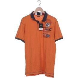 Napapijri Herren Poloshirt, orange, Gr. 56