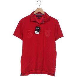 Tommy Hilfiger Herren Poloshirt, rot, Gr. 52