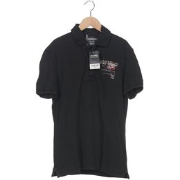 Napapijri Herren Poloshirt, schwarz, Gr. 48