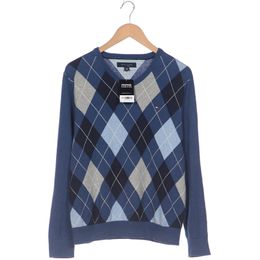 Tommy Hilfiger Herren Pullover, blau, Gr. 48