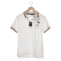 Napapijri Herren Poloshirt, weiß, Gr. 46