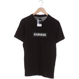 Napapijri Herren T-Shirt, schwarz, Gr. 44