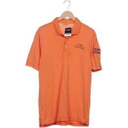 Napapijri Herren Poloshirt, orange, Gr. 54