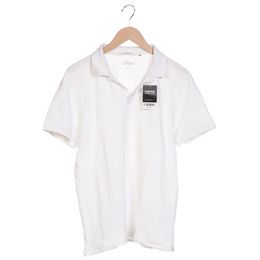 s.Oliver Herren Poloshirt, cremeweiß, Gr. 52