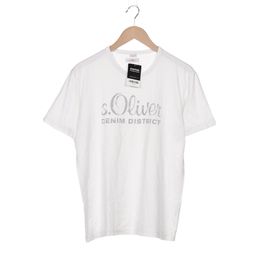 s.Oliver Herren T-Shirt, weiß, Gr. 52