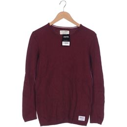 Tom Tailor Denim Herren Pullover, bordeaux, Gr. 48