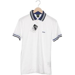 BOSS Green Herren Poloshirt, weiß, Gr. 46