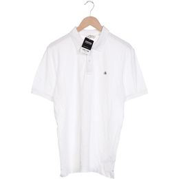 Maison Scotch Herren Poloshirt, weiß, Gr. 52